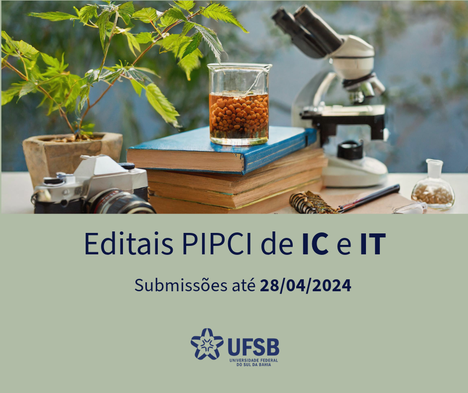 Editais de bolsas de Iniciação Científica e Iniciação Tecnológica ...